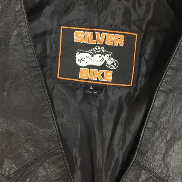 Silver Bike | Jackets & Coats | Silver Bike Genuine Leather Motorcycle ...
